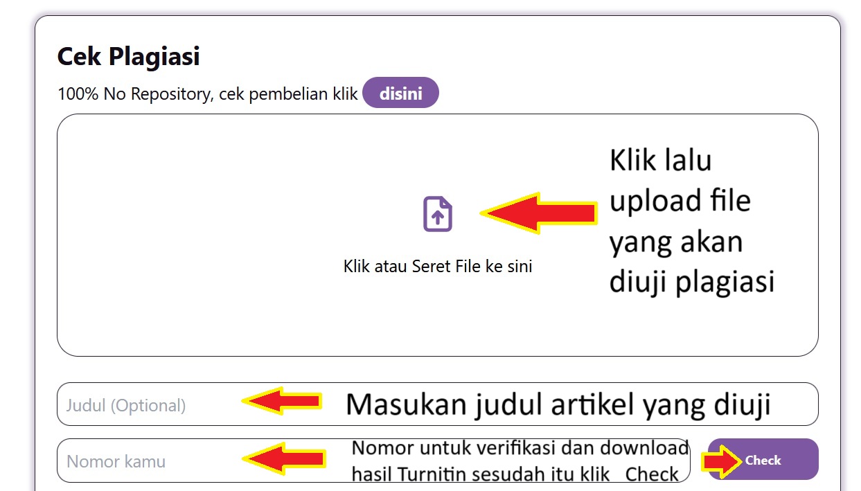 Cara Uji Plagiasi TURNITIN Murah hanya Rp. 6000 per artikel - IRWANTO ID